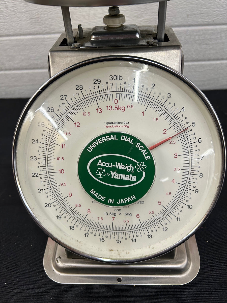 Yamato Accu-Weigh SM(N) Stainless Steel Dial 30lb. Scale – MS ...