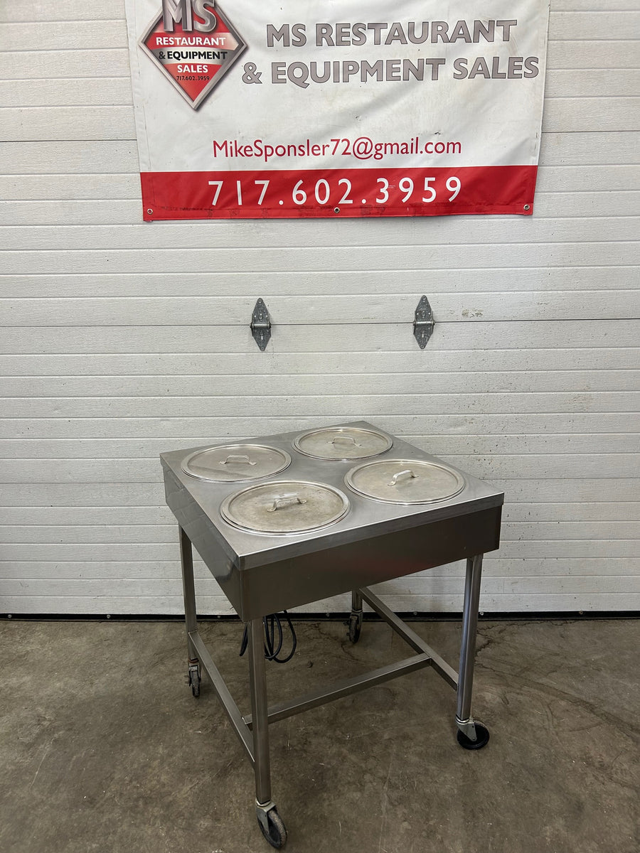 Belshaw H&I- 4 Donut Icer Table 240v Bowls/Lids Refurbished – MS ...