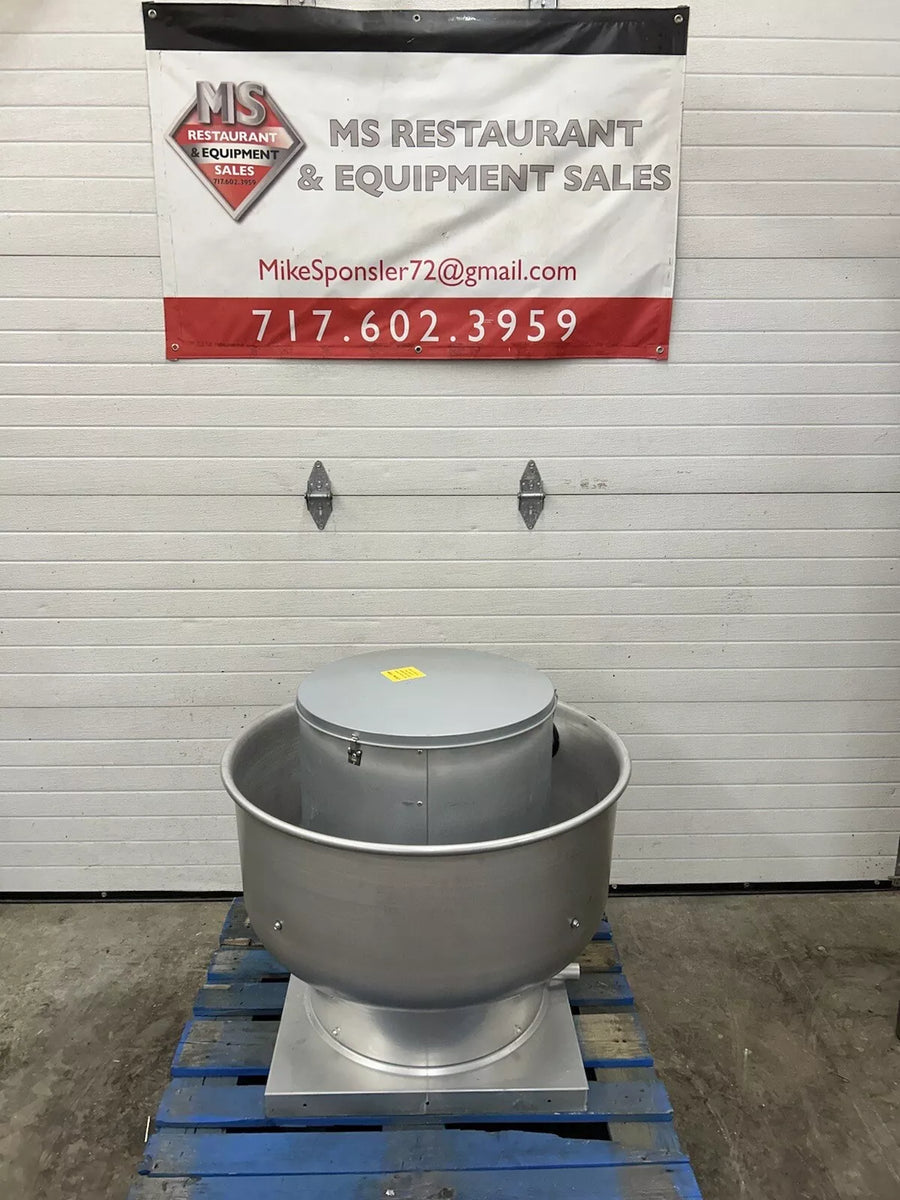 Captive Are Systems DU85HFA High speed Roof Mounted Restaurant Exhaust ...
