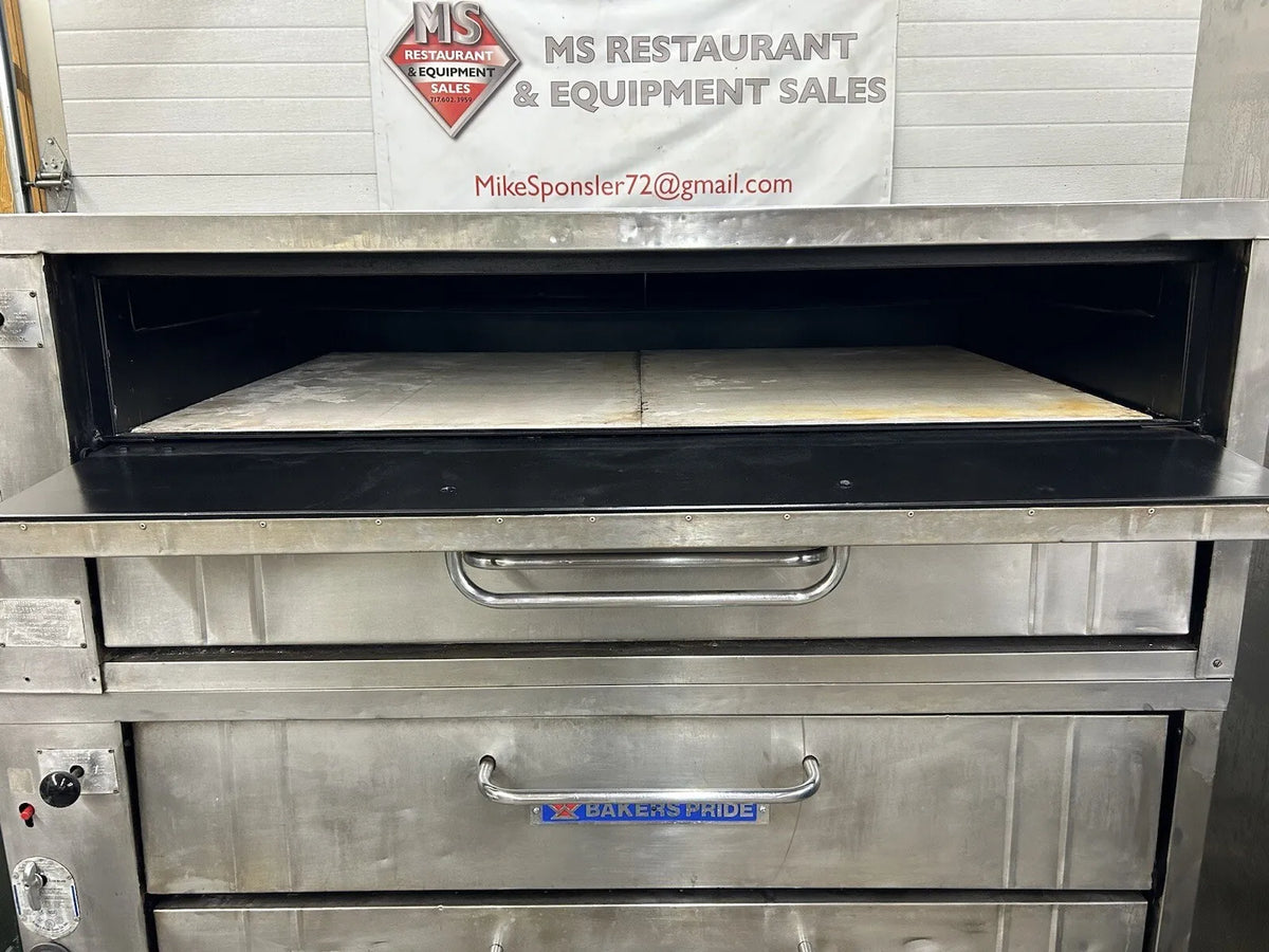 Bakers Pride 451 Natural Gas Double Oven Fully Refurbished & Working ...