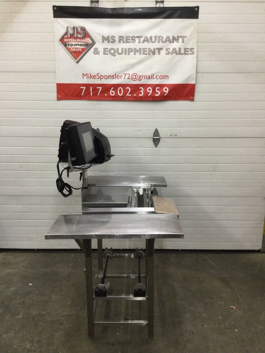 Hobart HTi Hand Wrap HWS-4 Station, EPCP-5i Console, EPP3 Printer Scal ...