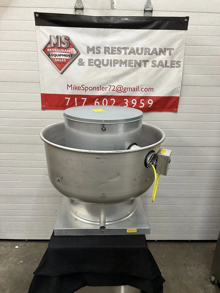 Captive Aire Systems DU85HFA High Speed Roof Mounted Restaurant Exhaus ...