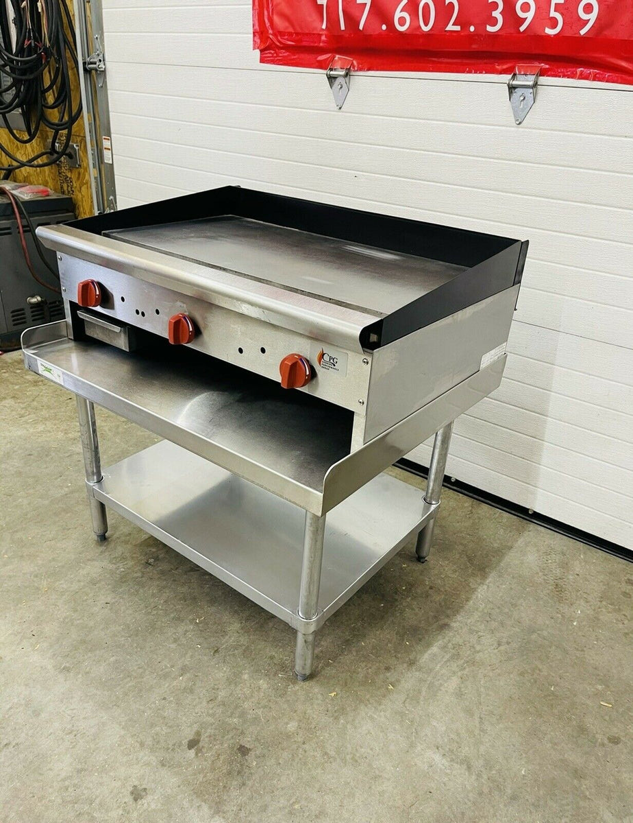 Cooking Performance Group COGMG-36C Nat. Gas 36” Countertop Griddle 90 ...