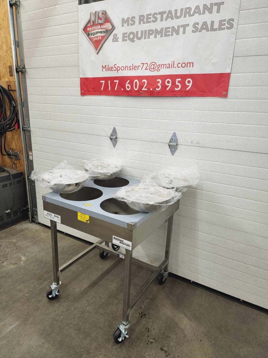 Belshaw H&I 4 Heat &B Ice Donut Glazing Table 240v Bowls & Lids NEW ...