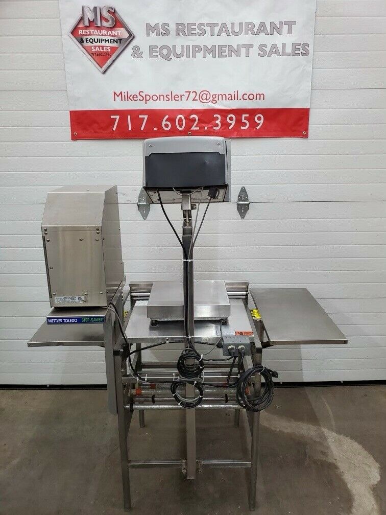Mettler Toledo Step-Saver Hand Wrapping Station Scale Printer Computer ...