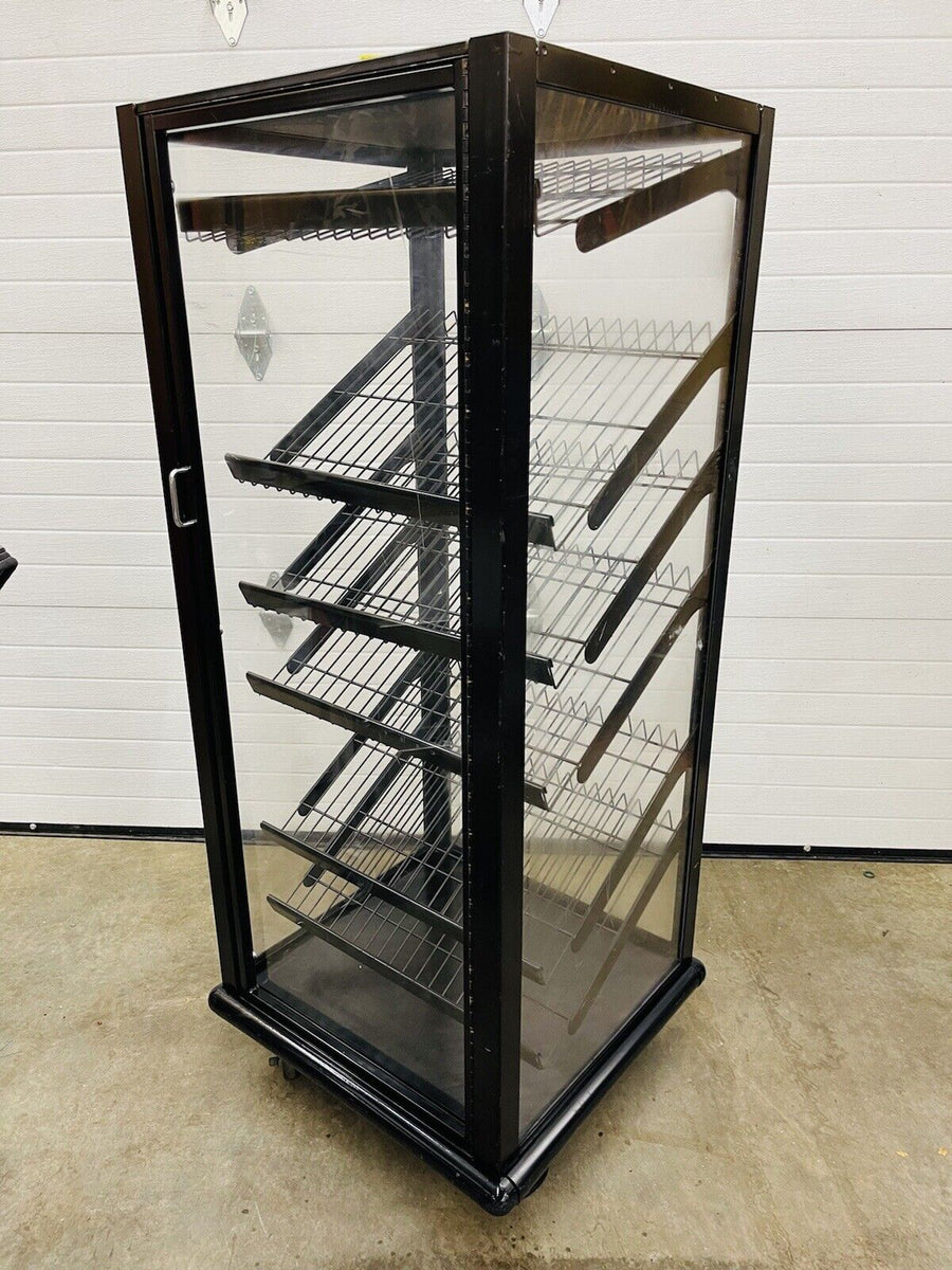 Bread Bakery Enclosed Display Merchandiser Non-Refrigerated 5 Shelves ...