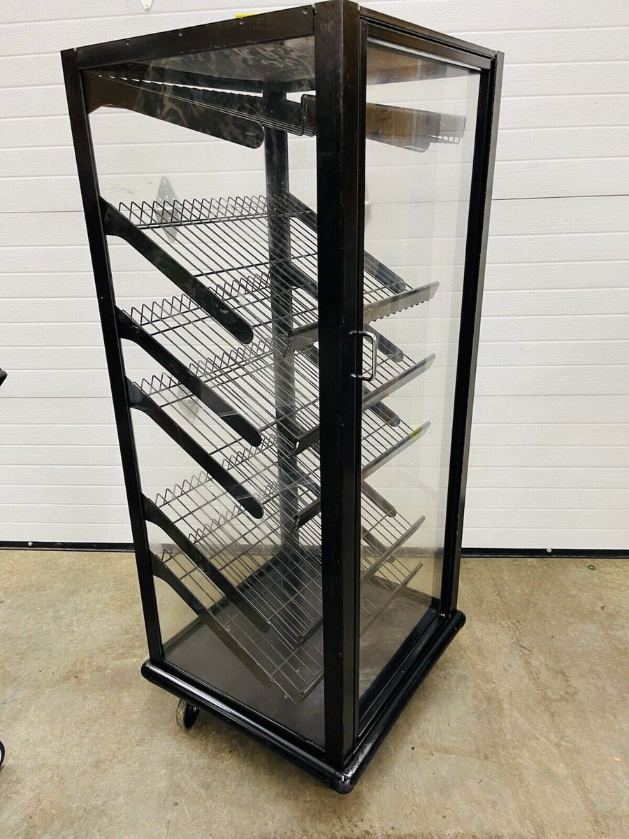 Bread Bakery Enclosed Display Merchandiser Non-Refrigerated 5 Shelves ...
