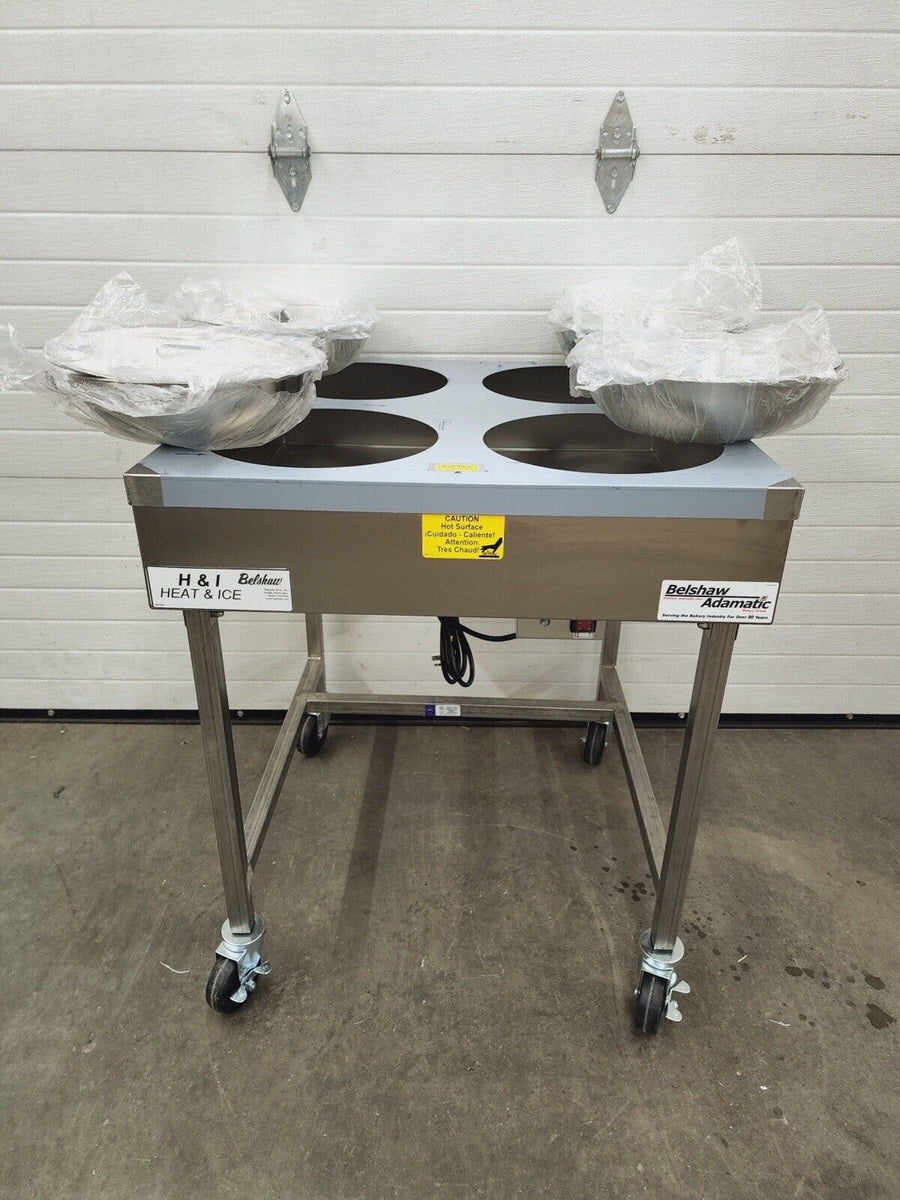 Belshaw H&I 4 Heat &B Ice Donut Glazing Table 240v Bowls & Lids NEW ...