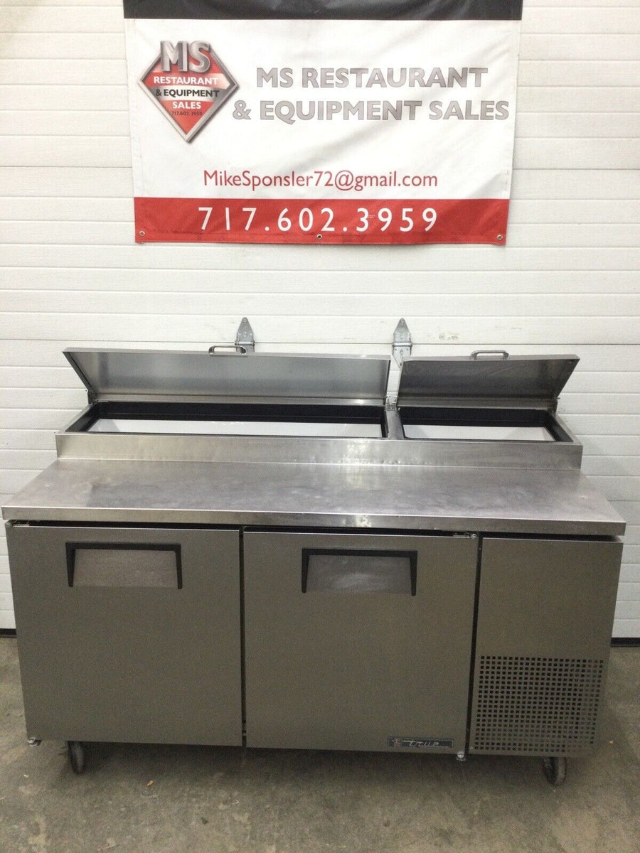 True TPP-67 Pizza Prep Table for 9 Pans - Two Door 67” Wide Refurbishe ...
